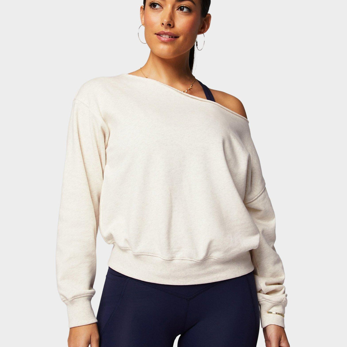 Fabletics Year Round Terry Off Shoulder Sweatshirt – JD Sports Philippines