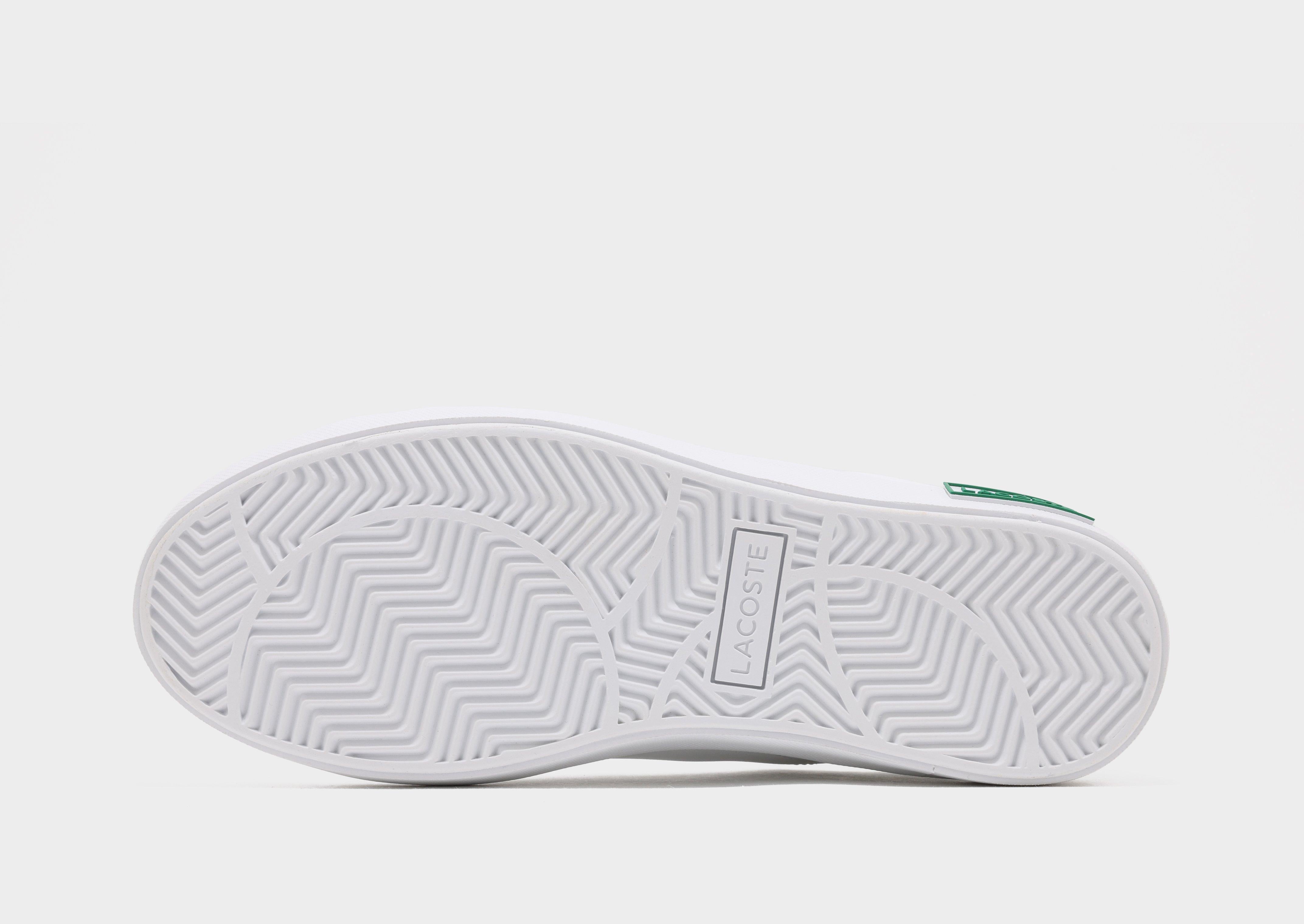 Lacoste Powercourt Logo Tongue Leather Trainers Children – JD Sports ...